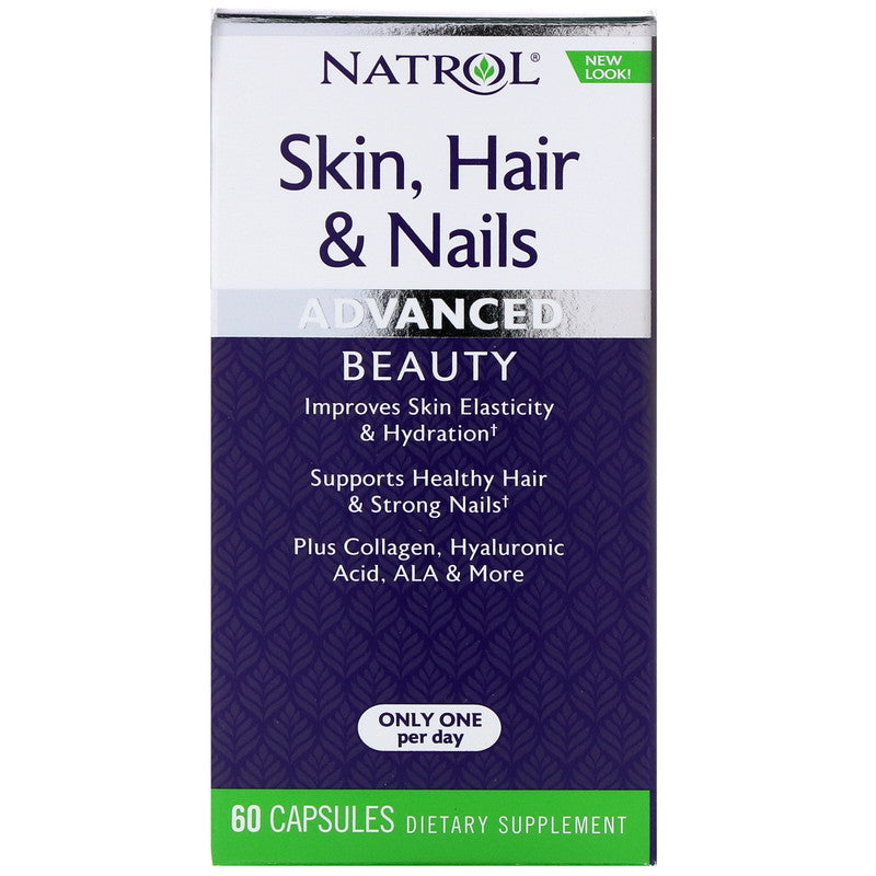 NATROL: Skin Hair and Nails Advanced Beauty, 60 tb – Shop Wellth