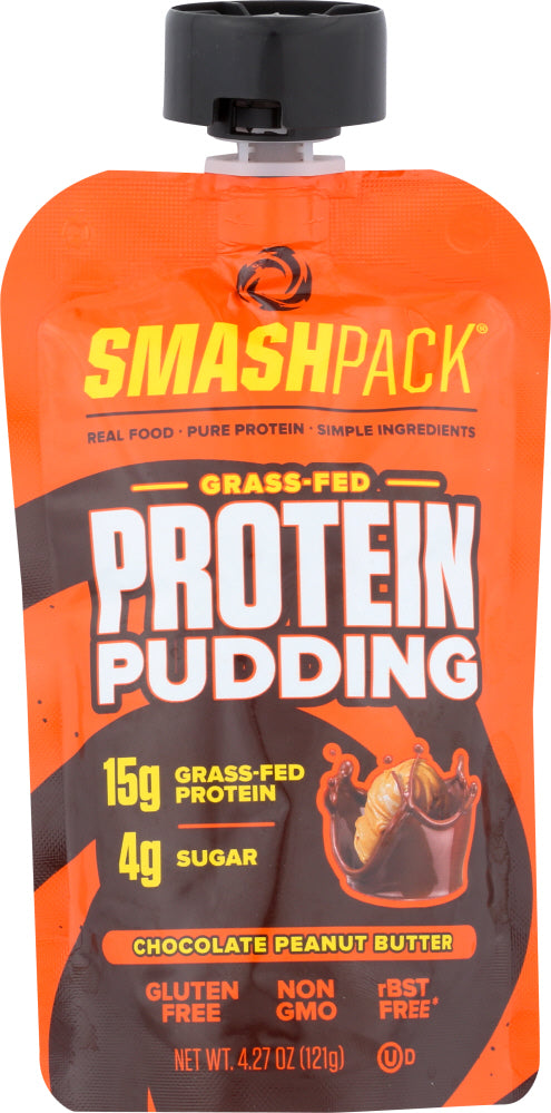 SMASH PACK: Protein Pudding Peanut Butter Chocolate, 4.27 oz – Shop Wellth